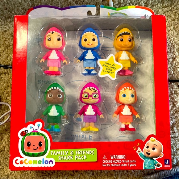 cocomelon | Toys | Cocomelon Family And Friends Shark Pack | Poshmark